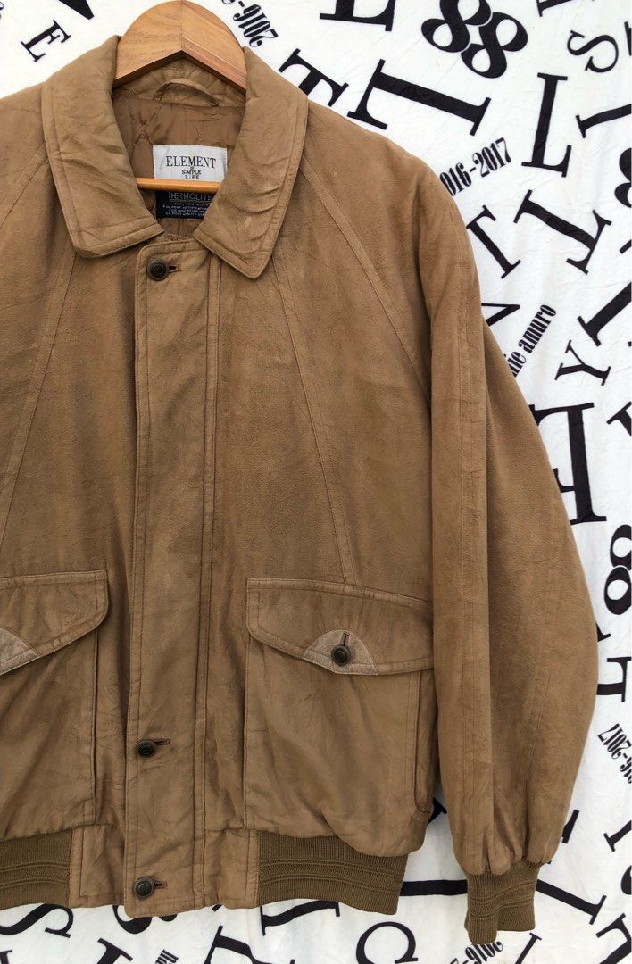Vintage ELEMENT Velvet Bomber Jacket, Men's Fashion, Coats, Jackets and ...