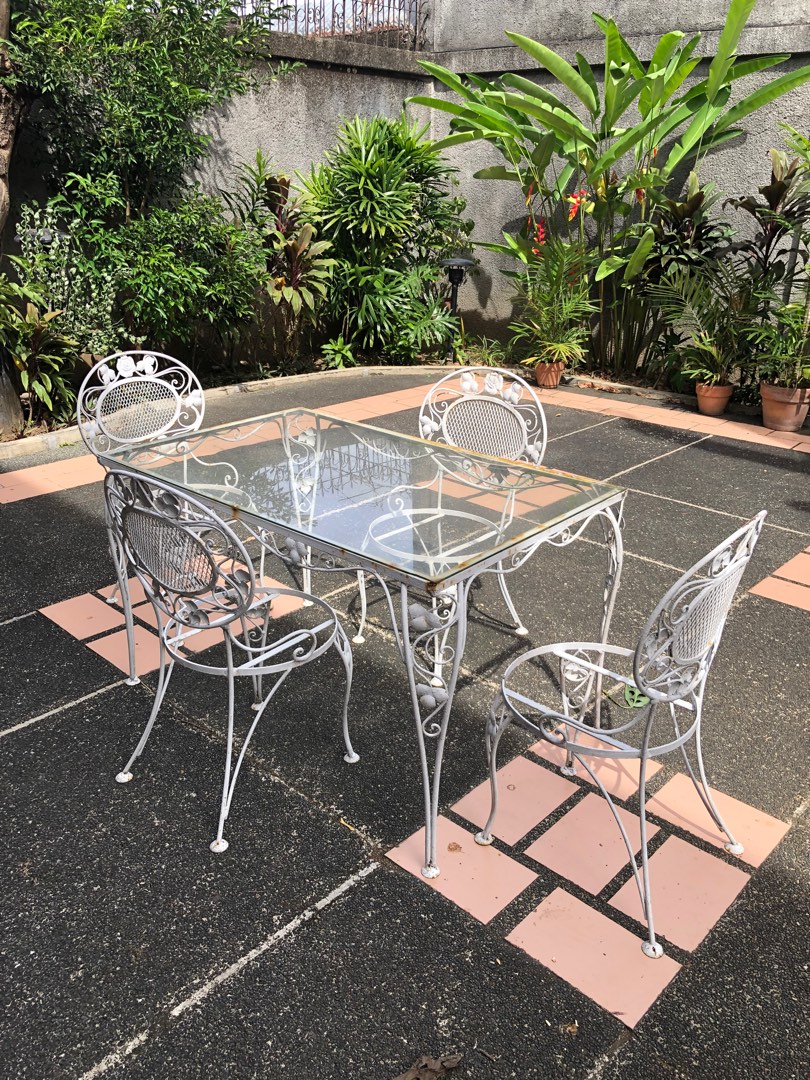 Vintage Garden Set Glass on Carousell