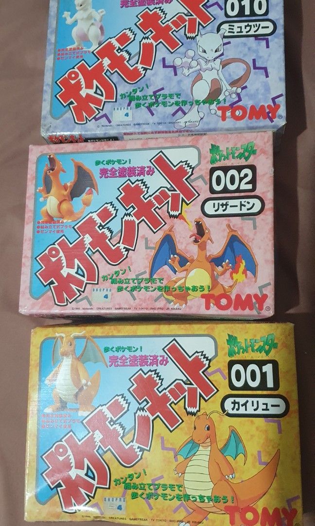 Vintage Pokemon Tomy model kit set, Hobbies & Toys, Toys & Games on ...
