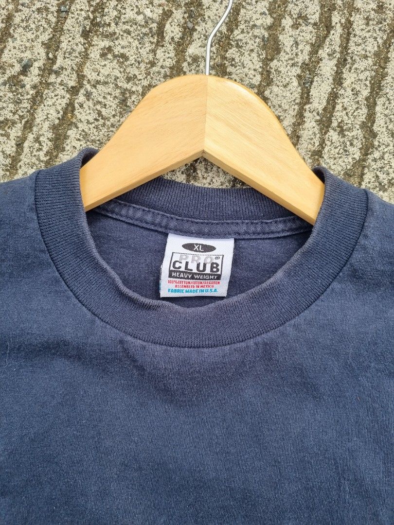Vintage Pro club Navy blue shirt, Men's Fashion, Tops & Sets, Tshirts ...