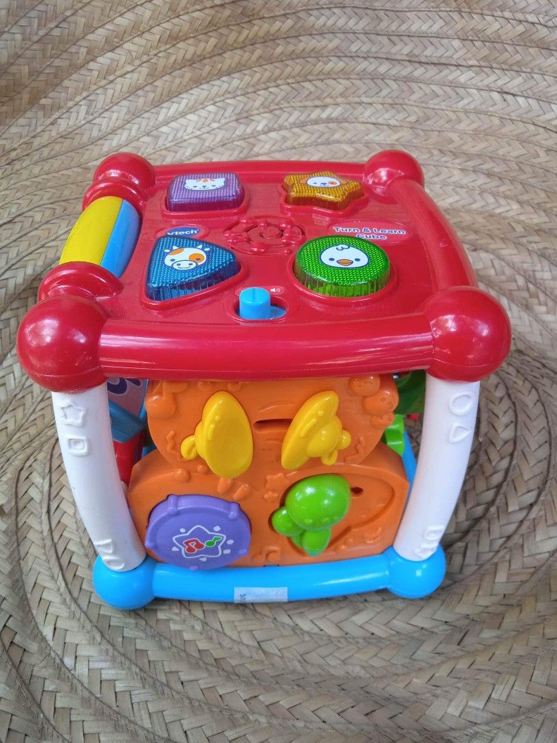 Vtech Turn and Learn Cube, Babies & Kids, Infant Playtime on Carousell