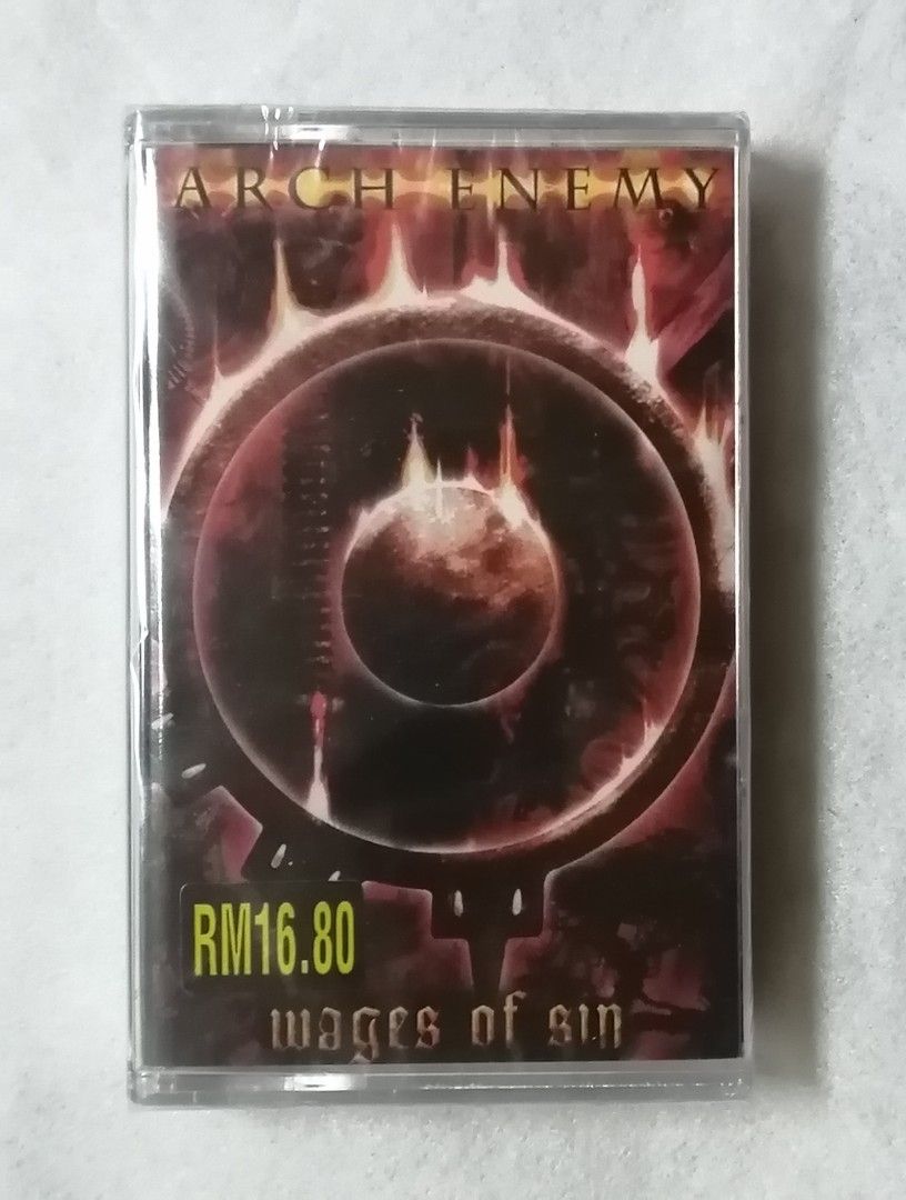 Wages of Sin by Arch Enemy Heavy Metal Rare Malaysia Cassette Brand New ...