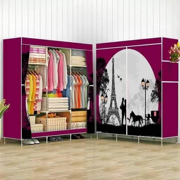 Wardrobe DIY Multifunction Clothes Storage Rack Cabinet Organizer on ...