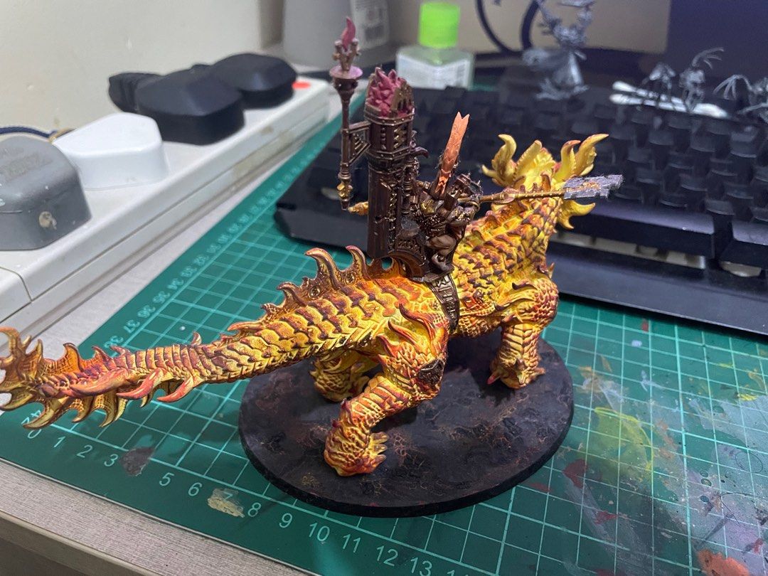 Warhammer Age of Sigmar Fyreslayers: Auric Runefather on Magmadroth, 興趣 ...