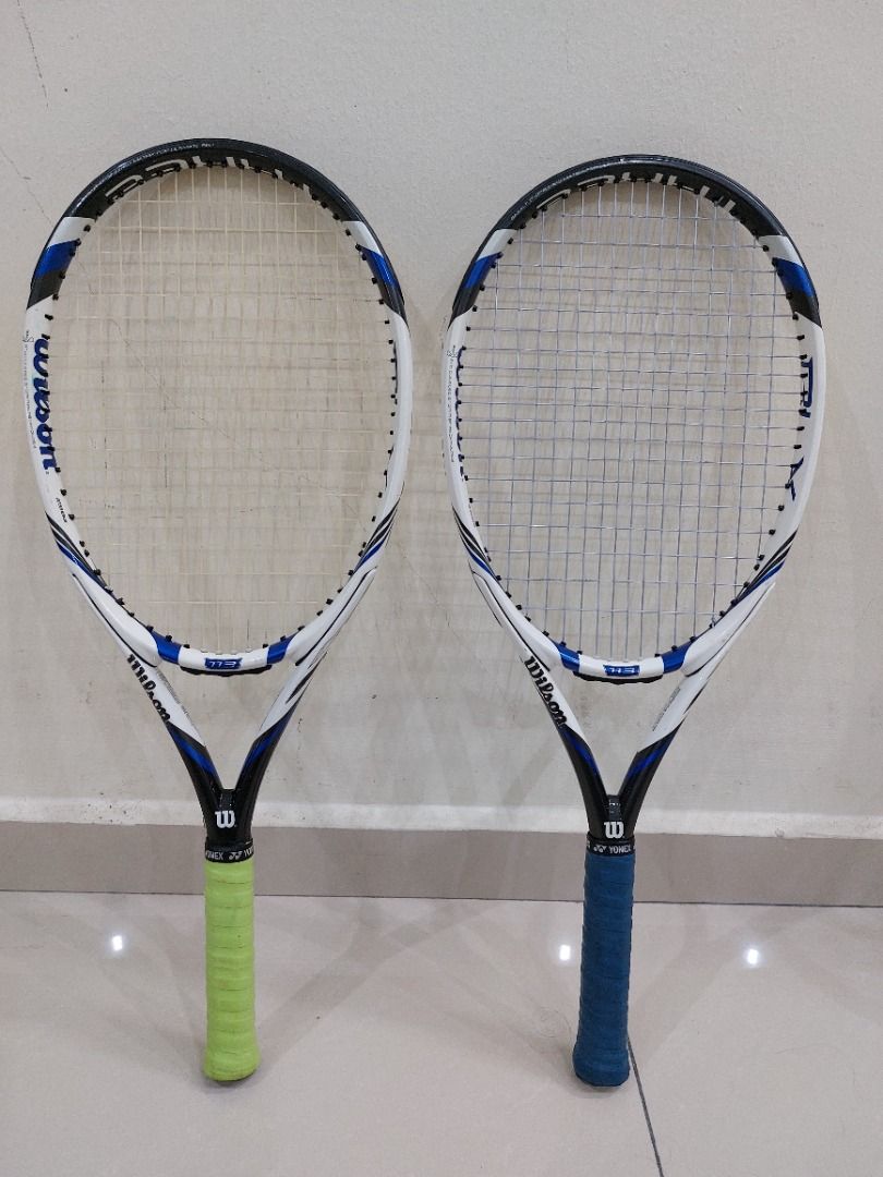 Wilson BLX Three Racket - TRIAD 3 Tennis Racquet, Sports Equipment ...