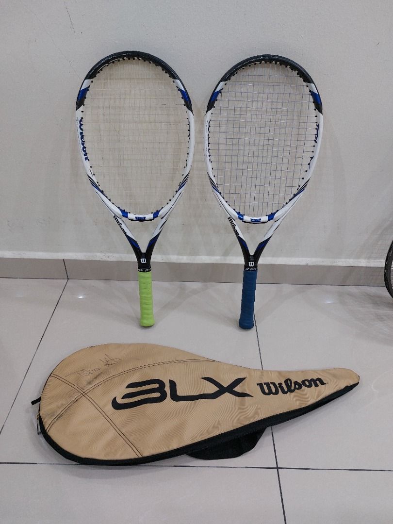 Wilson BLX Three Racket - TRIAD 3 Tennis Racquet, Sports Equipment ...