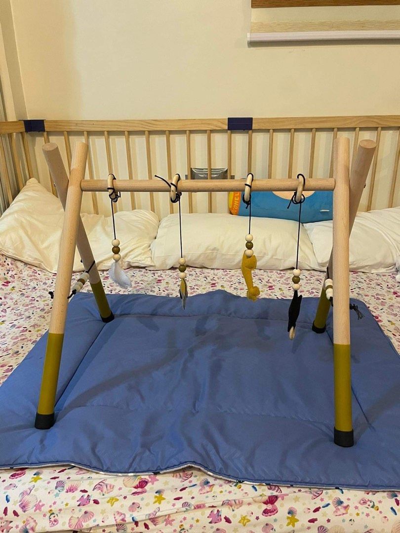 Wooden Play Gym, Babies & Kids, Infant Playtime on Carousell