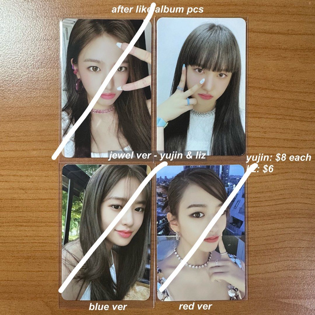 wts ive photocards - eleven, love dive, after like, Hobbies & Toys, Memorabilia & Collectibles ...