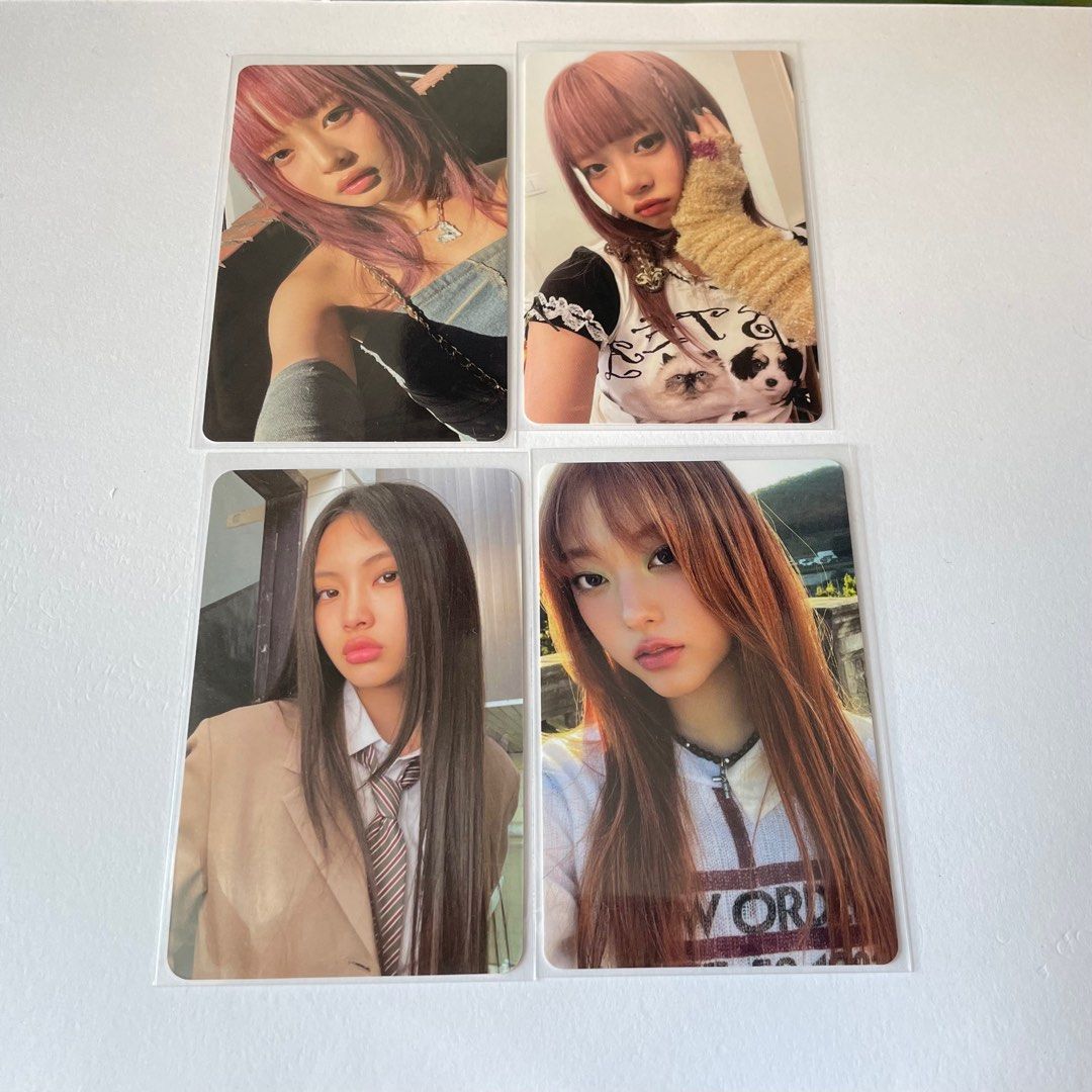 Wts Newjeans Omg Message Card Weverse Pcs Hanni Haerin Hyein Hobbies