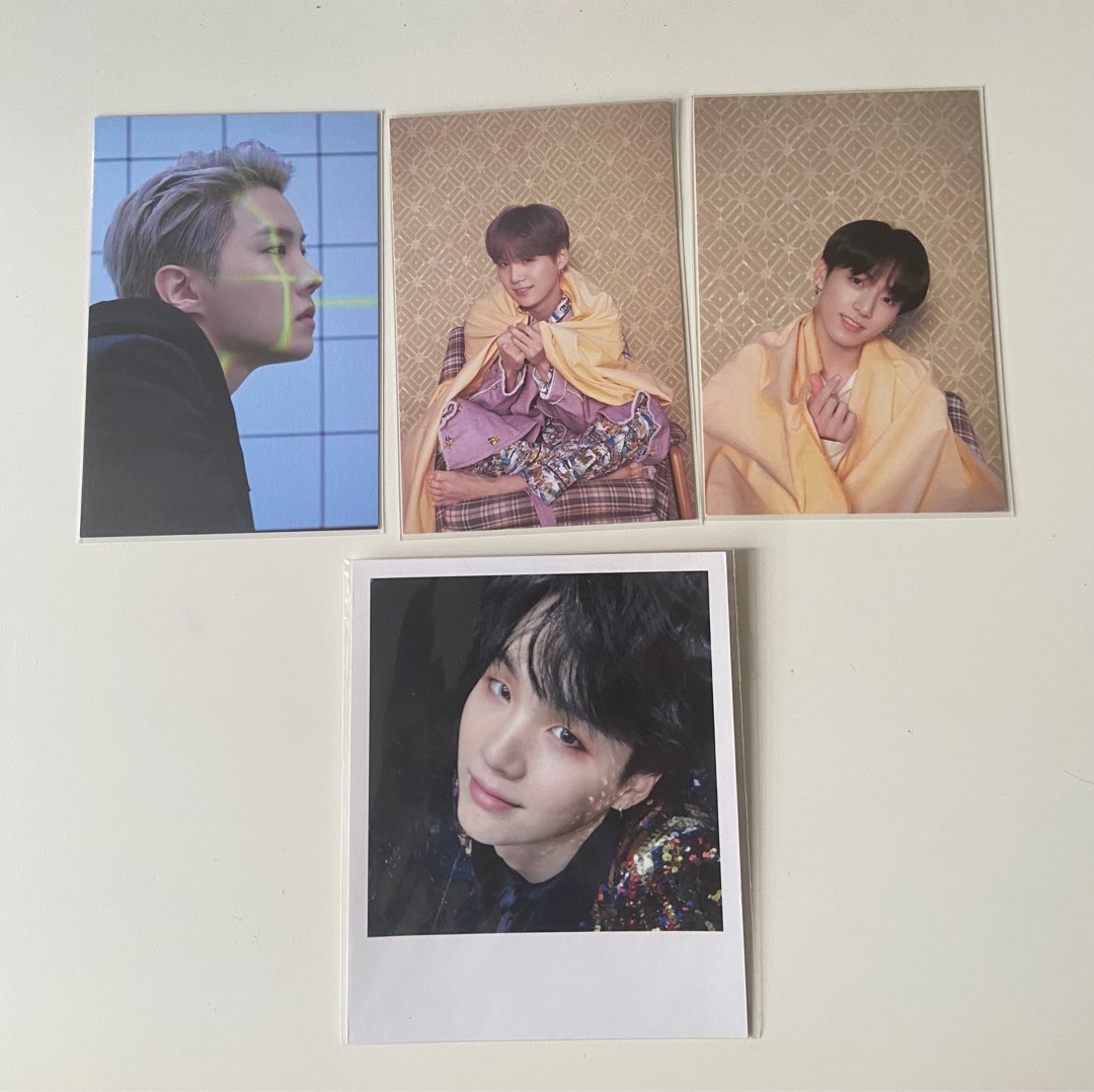 wts/Ifb bts pcs postcards |jhope jung hoseok suga min yoongi jungkook ...