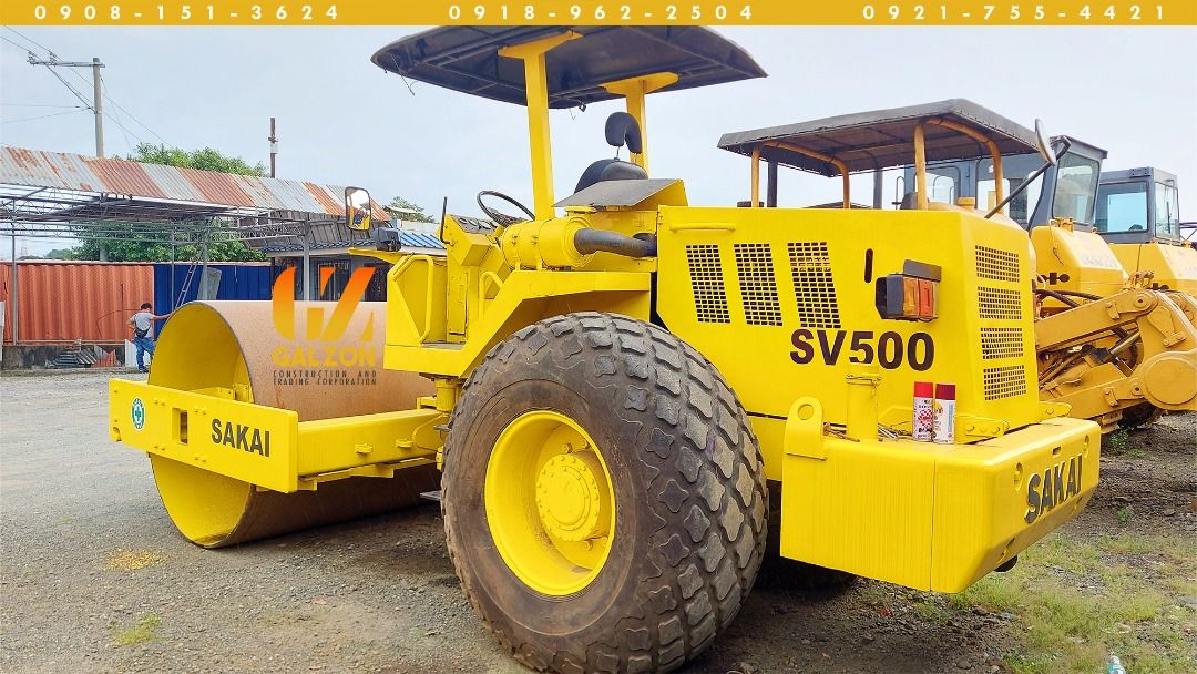 10 tonner Sakai SV500 Vibro Compactor, Special Vehicles, Heavy Vehicles ...