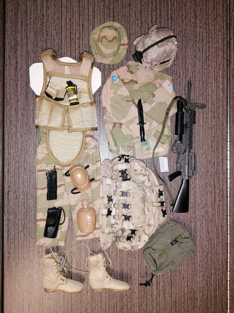 1/6 自組美軍海軍陸戰隊散件 D. I. Y. USMC parts, 興趣及遊戲, 玩具 & 遊戲類 - Carousell