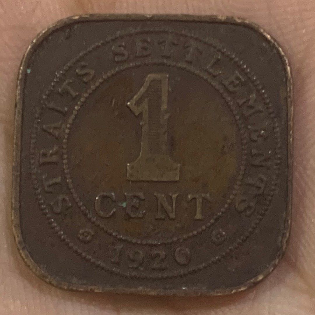 1 cent George V King And Emperor of India Straits Settlements British ...