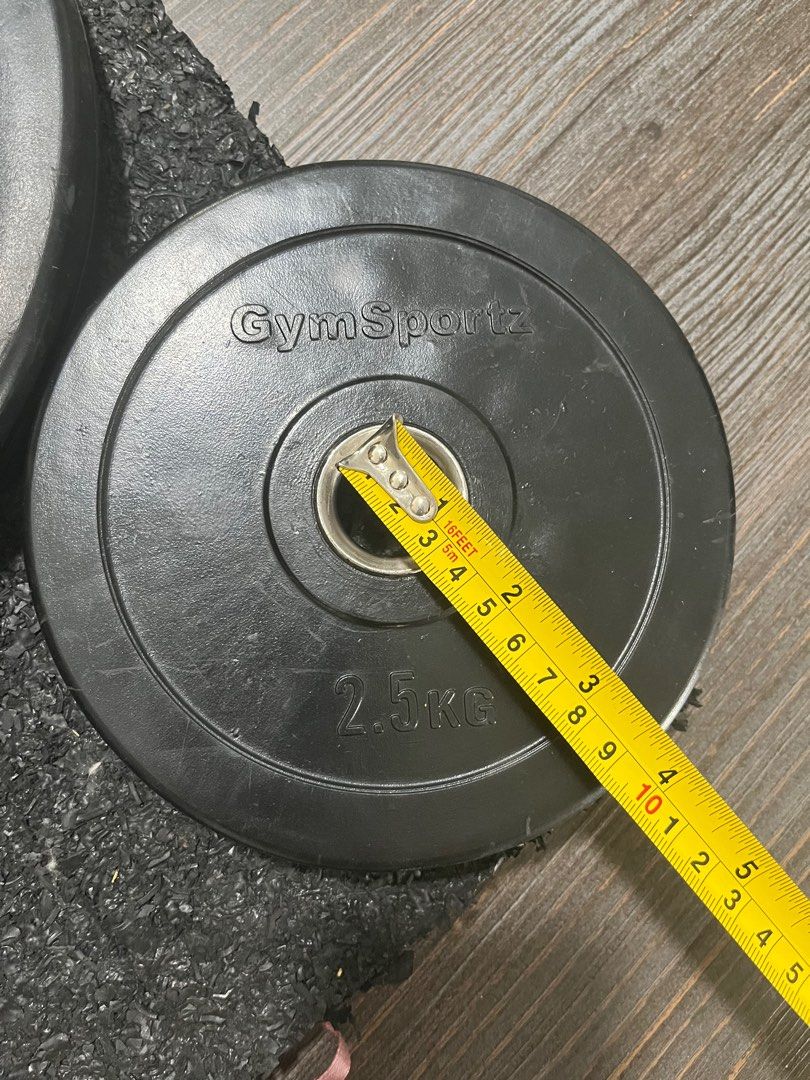 2.5kg weight plates total of 2, Sports Equipment, Exercise & Fitness ...