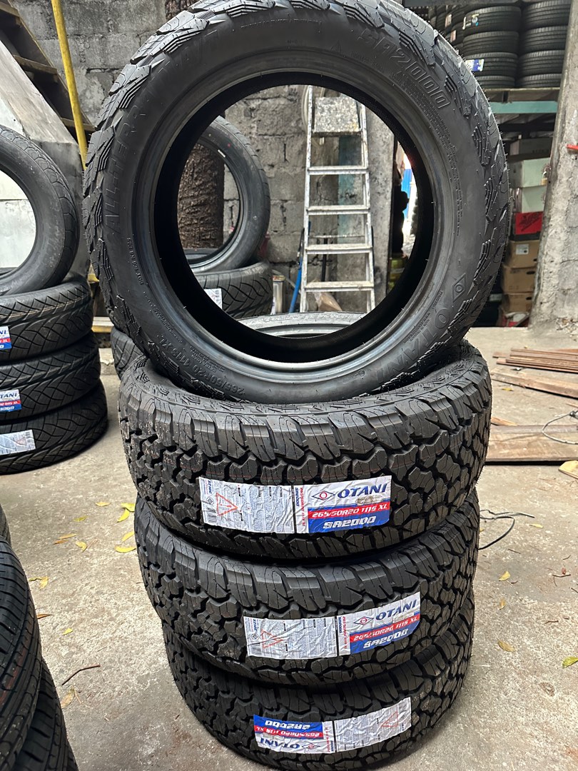 265-50-r20 Otani AT All terrain Thailand Tire, Car Parts & Accessories, Mags and Tires on Carousell