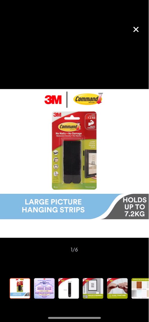 3M Command Strips - 3 packs, Everything Else on Carousell