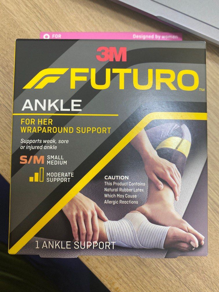 3M Futuro Ankle Wraparound Support, Health & Nutrition, Braces, Support ...