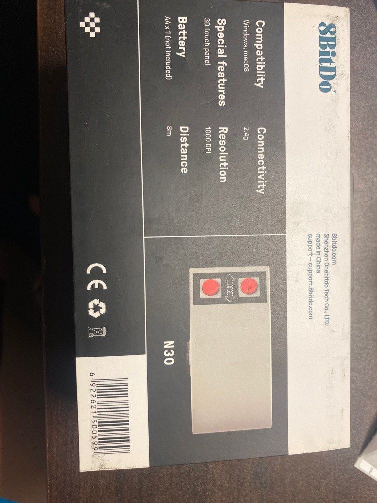 8BitDo N30 Wireless Mouse with D-pad navigation button 3D touch panel ...