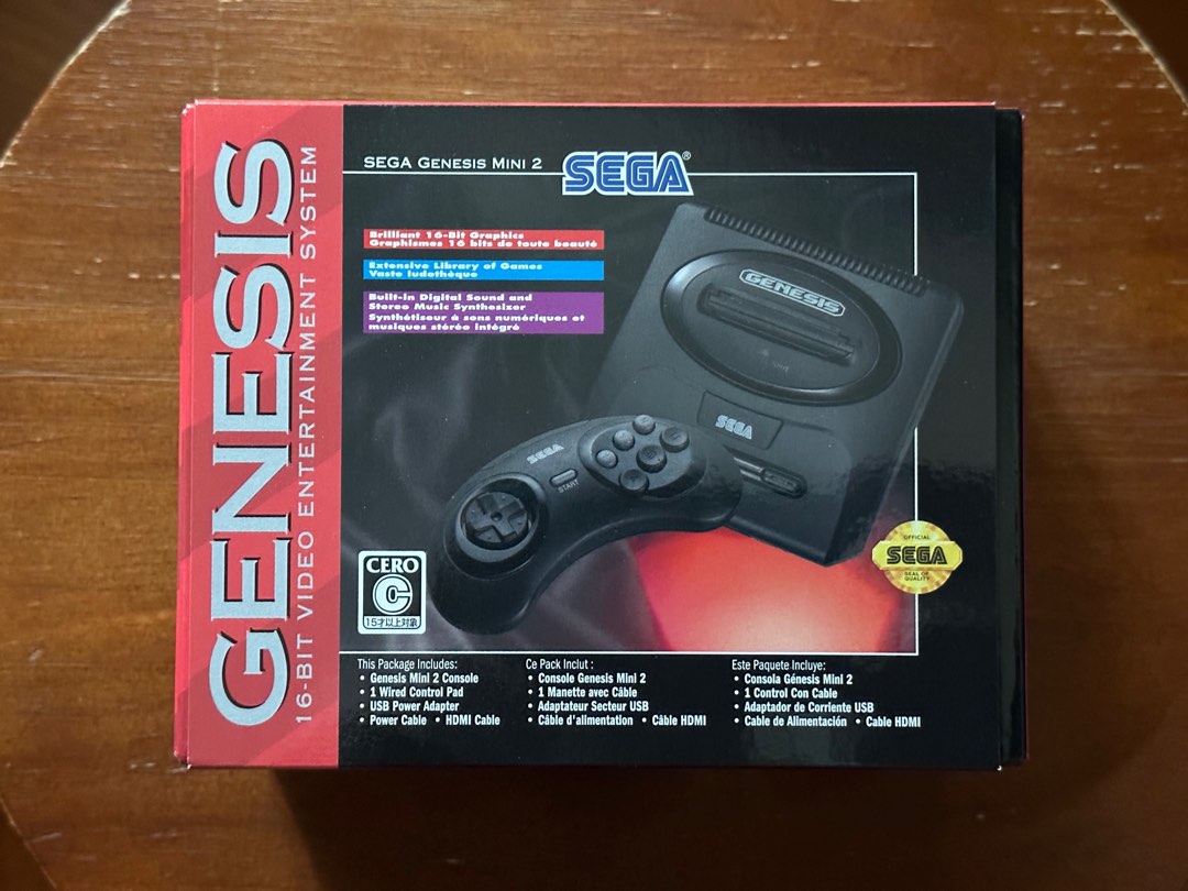 日版 Sega Mega Genesis Mini 2 / Mega Drive Mini 2全新未開, 電子遊戲, 電子遊戲 ...