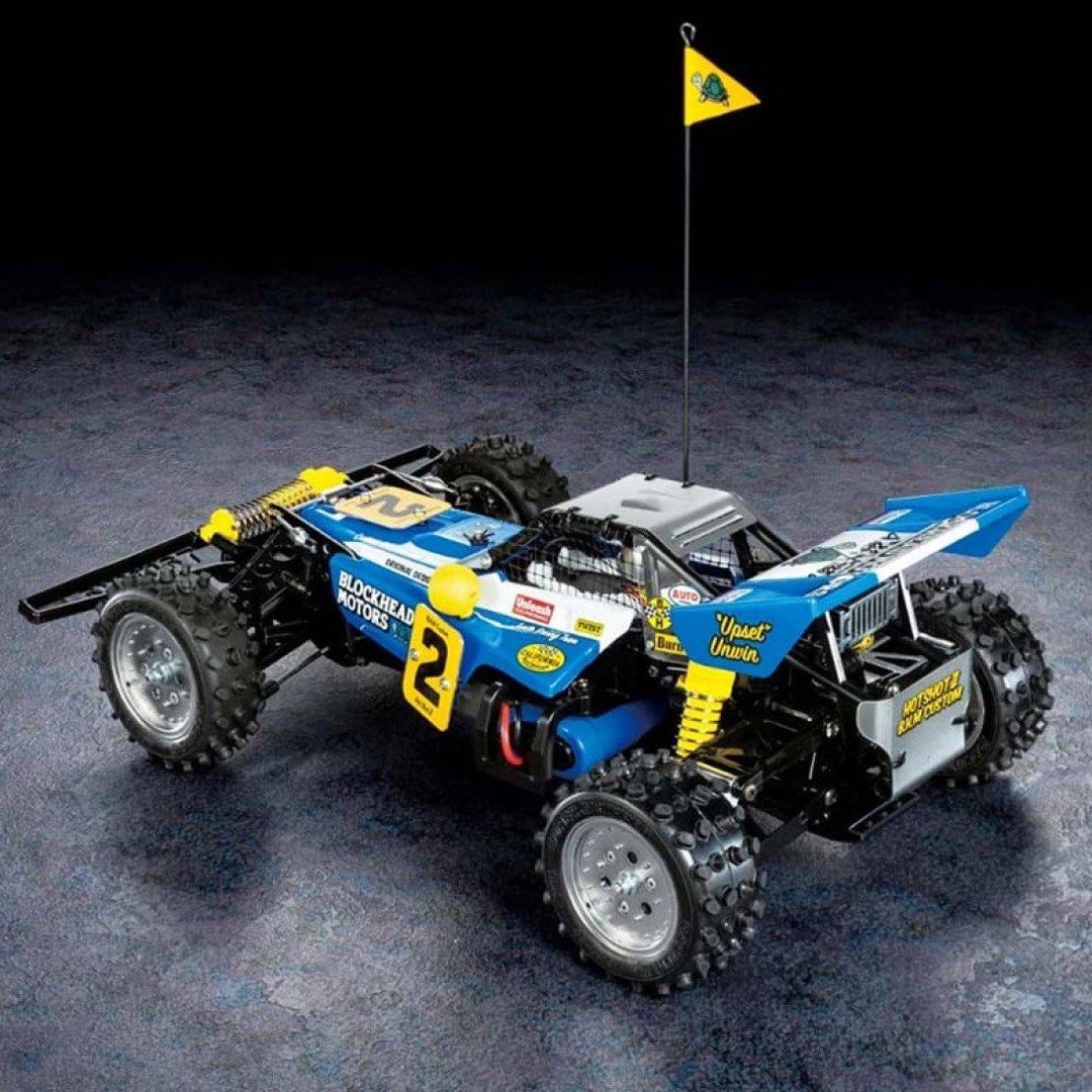 田宮模型 Tamiya遙控車 ｜1/10 Hotshot II Blockhead Motors Edition 4WD Offroad Buggy EP Car Kit w/ Motor ...