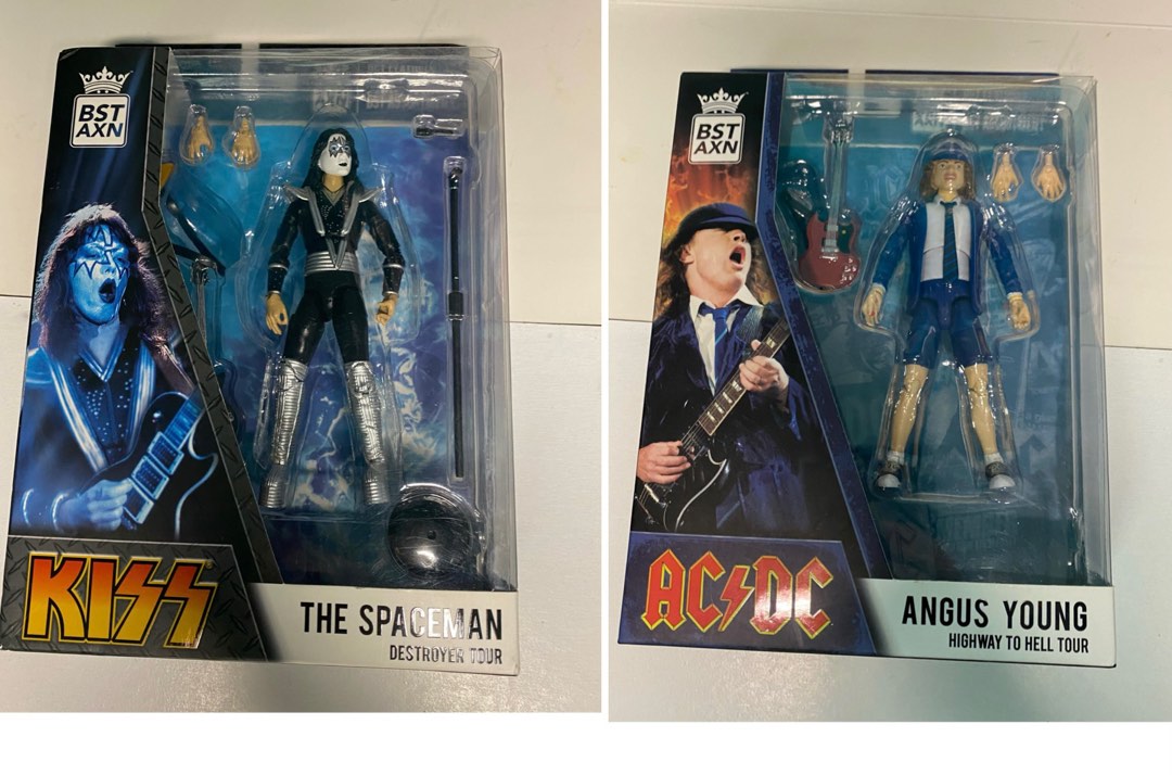 AC/DC - Angus Young BST AXN 5" Action Figure / Kizz the spaceman ...