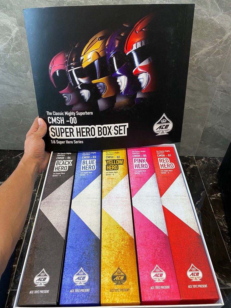 ACE TOYS - POWER RANGER Set 1:6, Hobbies & Toys, Toys & Games on Carousell