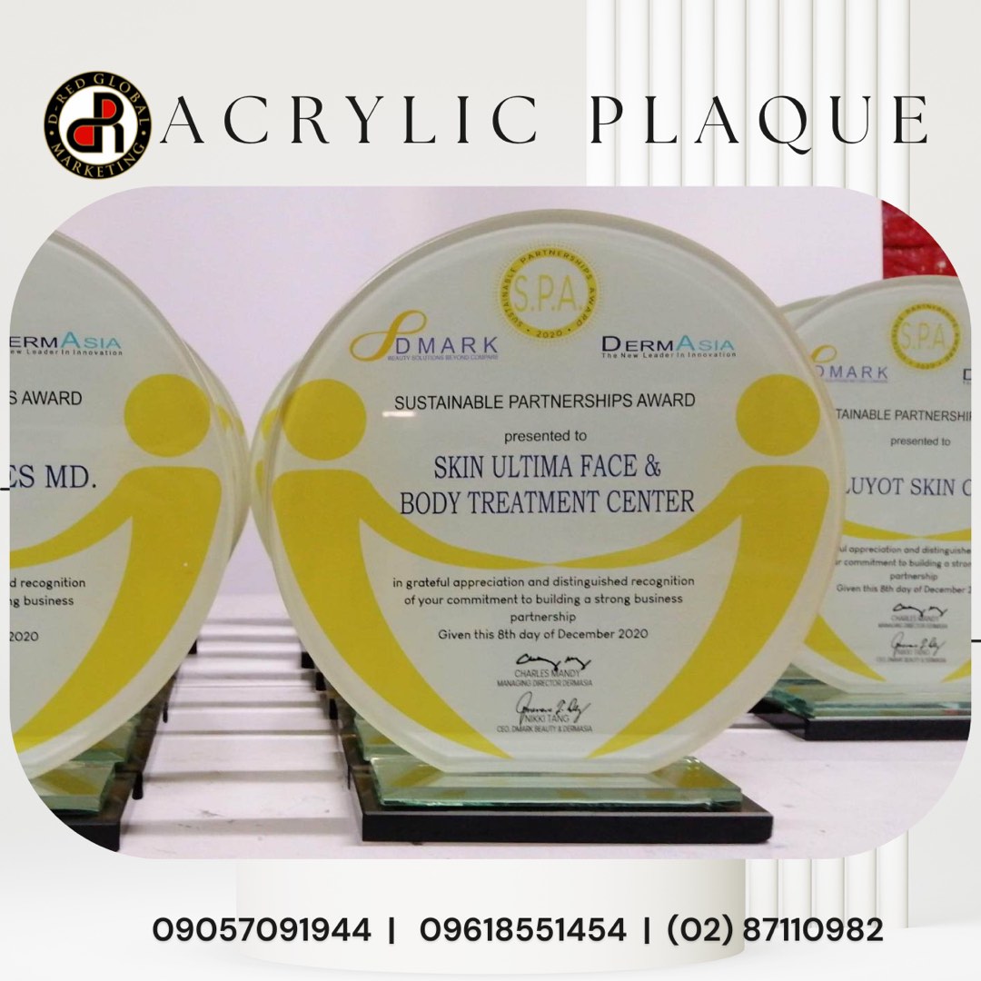 Acrylic Plaques, Custom Plaques / Awards on Carousell