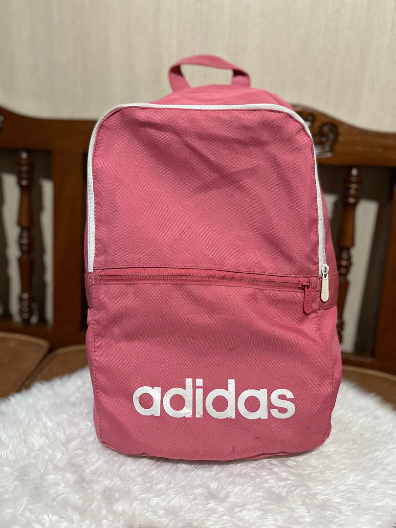 Adidas Linear Classic Daily Backpack Pink, Women's Fashion, Bags ...