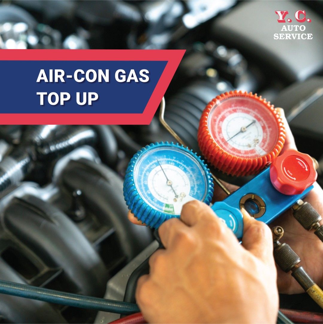 AIR-CON GAS TOP UP, Car Accessories, Car Workshops & Services on Carousell