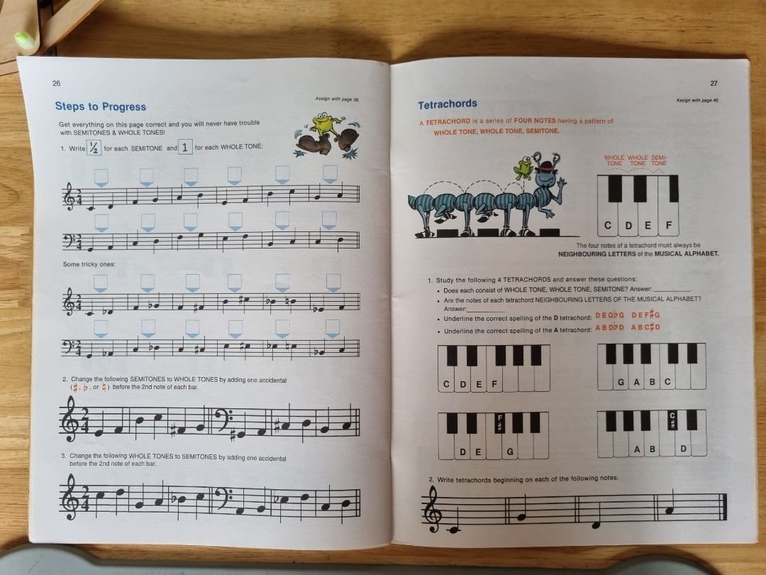 Alfred basic piano library theory book level 1b book, Hobbies & Toys ...