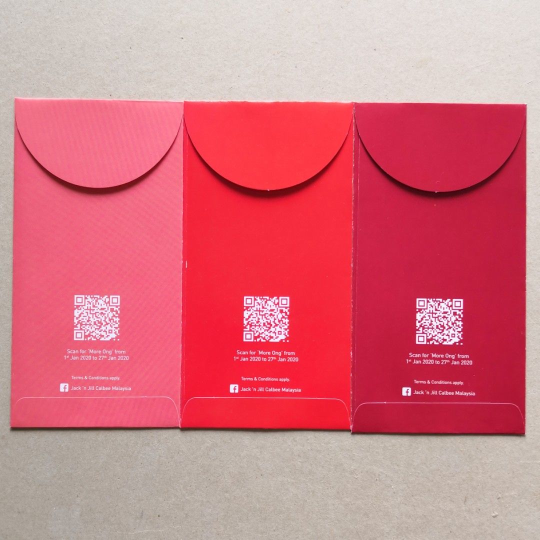 Ang Pow Packets - 2020 Jack n Jill Calbee set of 3 design with holder ...