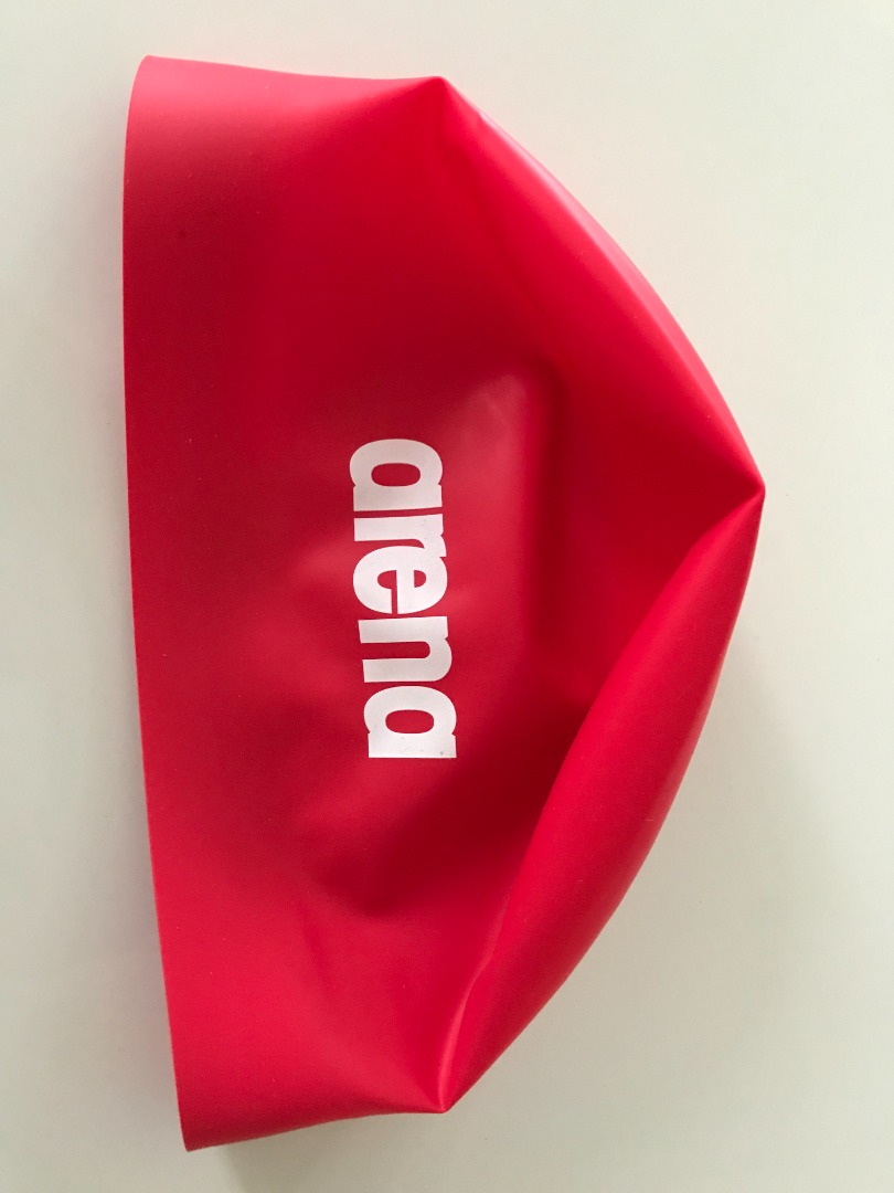 ARENA Silicone Swim Cap FINA Approved for Competition, Sports Equipment ...