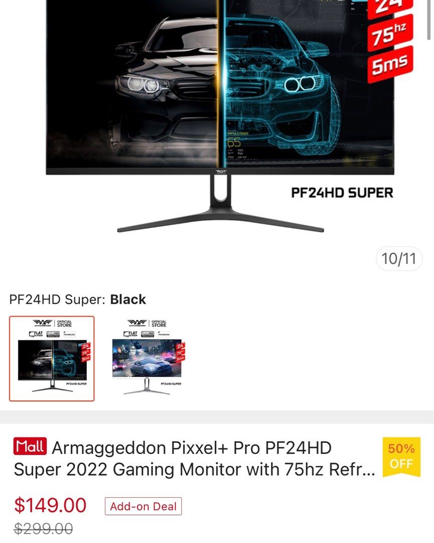 Armageddon 24” HD, Computers & Tech, Parts & Accessories, Monitor ...