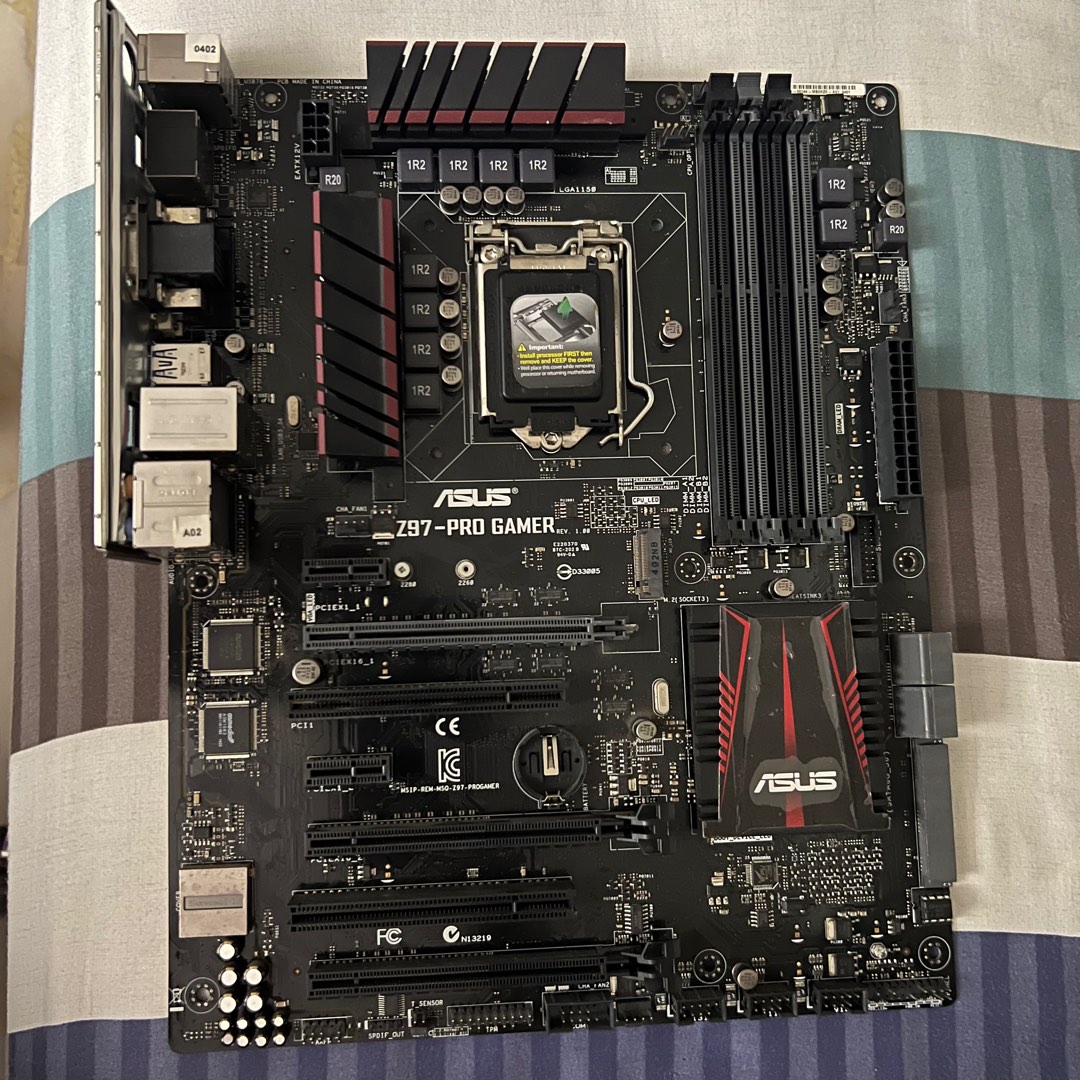 ASUS Z97 Pro Gamer LGA1150 Motherboard, Computers & Tech, Parts ...