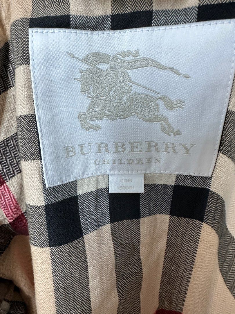 Authentic Burberry Coat, Babies & Kids, Babies & Kids Fashion on Carousell