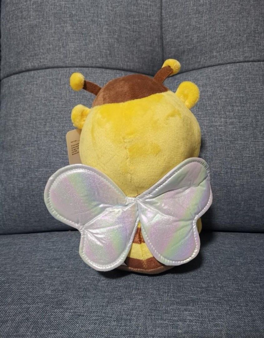 Authentic Disney License Winnie the pooh honey bee angel soft toy plush ...