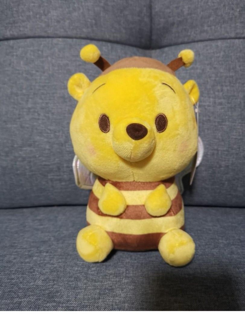 Authentic Disney License Winnie the pooh honey bee angel soft toy plush ...