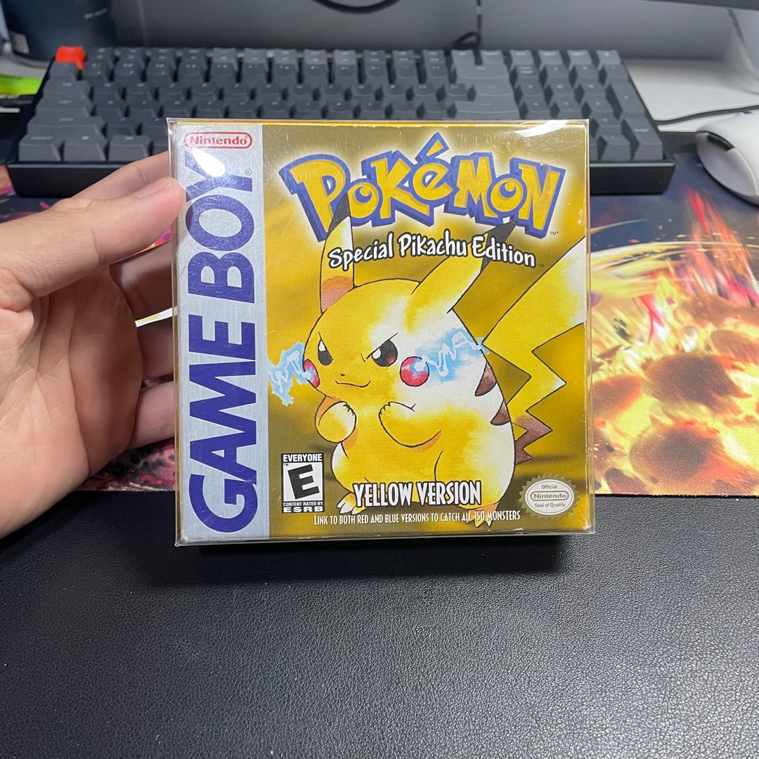 Authentic Vintage Nintendo Gameboy Pokemon Yellow, Video Gaming, Video ...