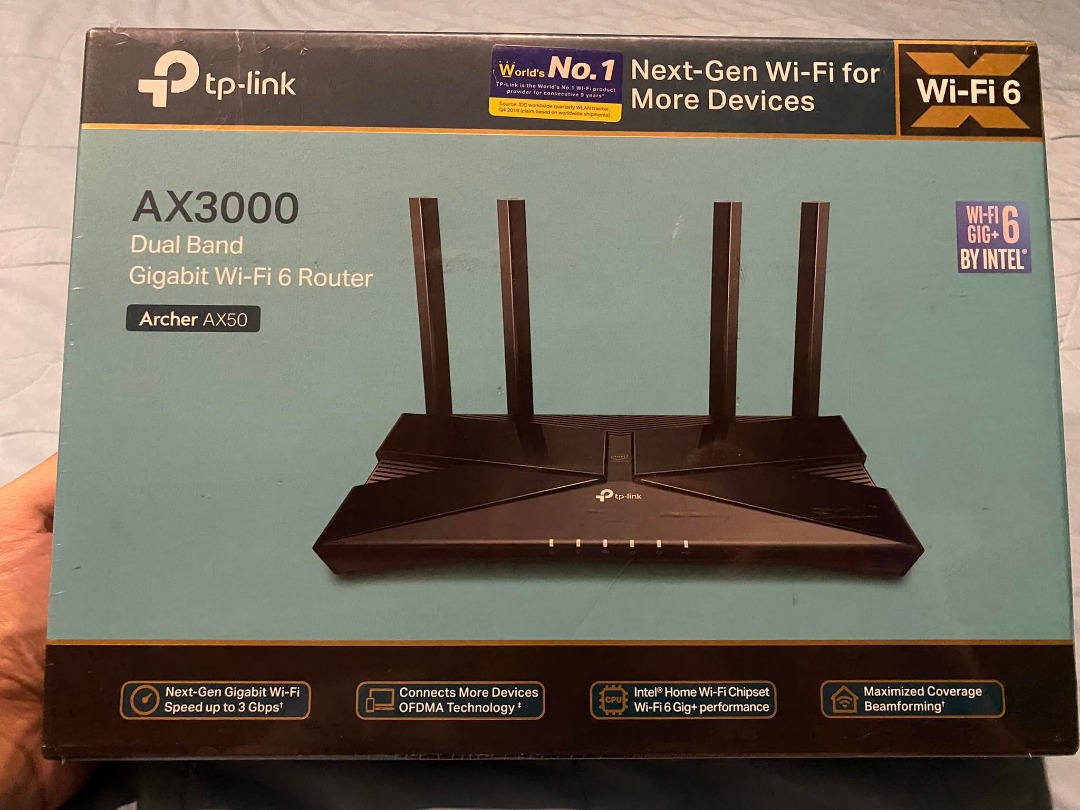AX3000 Dual Band Gigabit Wi-Fi 6 Router, Computers & Tech, Parts ...