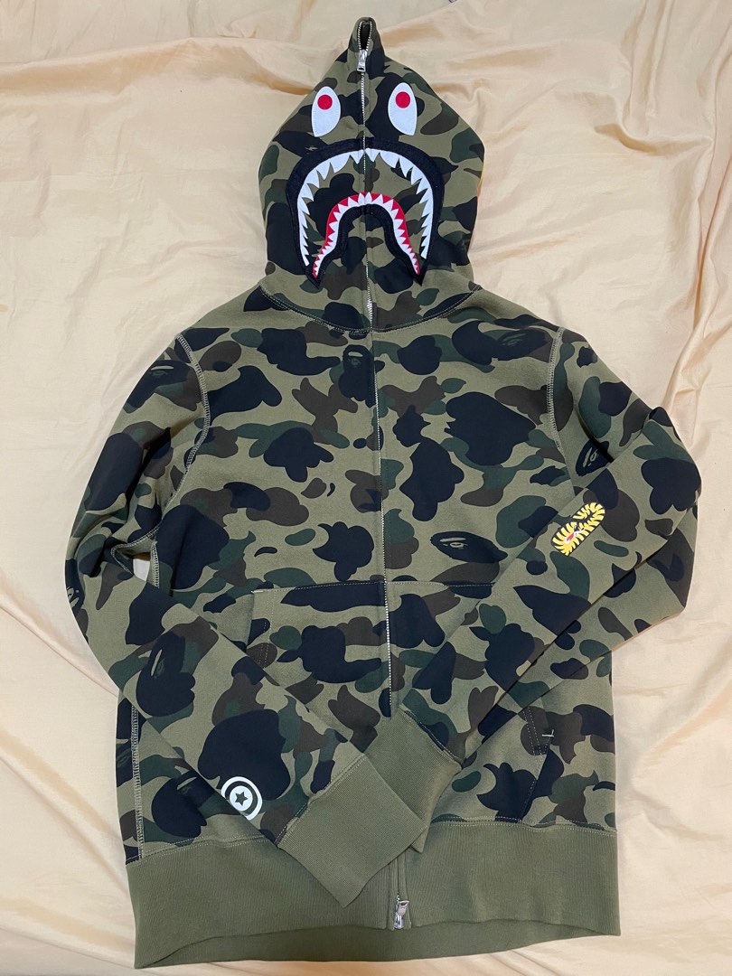 Bape PONR 1st Camo full zip hoodie, Men's Fashion, Coats, Jackets and ...