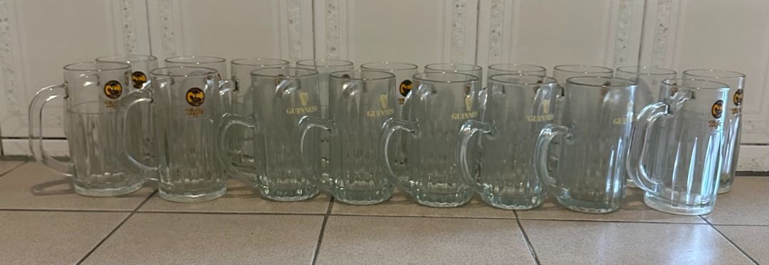 Beer Mugs - Tiger & Guinness, Furniture & Home Living, Kitchenware ...