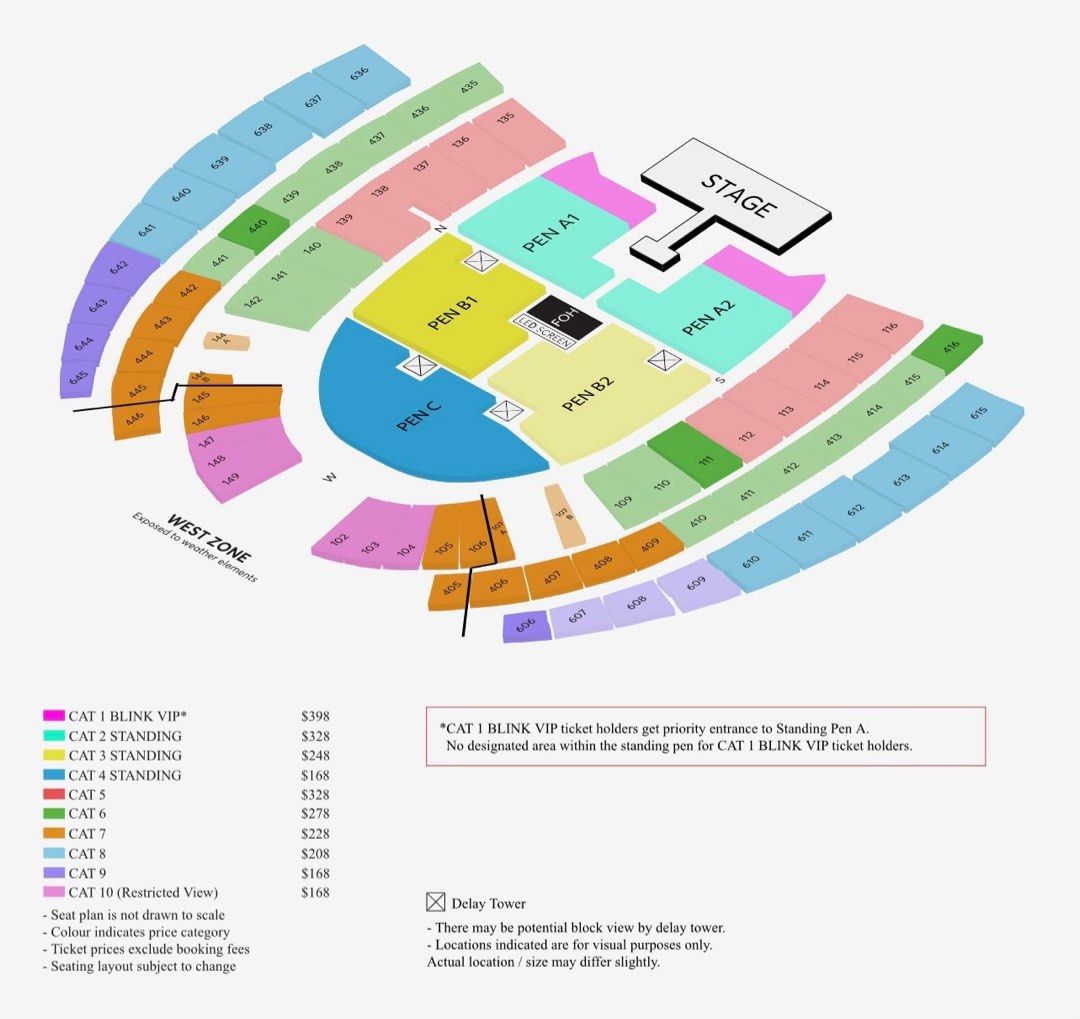 BLACKPINK WORLD TOUR [BORN PINK], Tickets & Vouchers, Event Tickets on ...