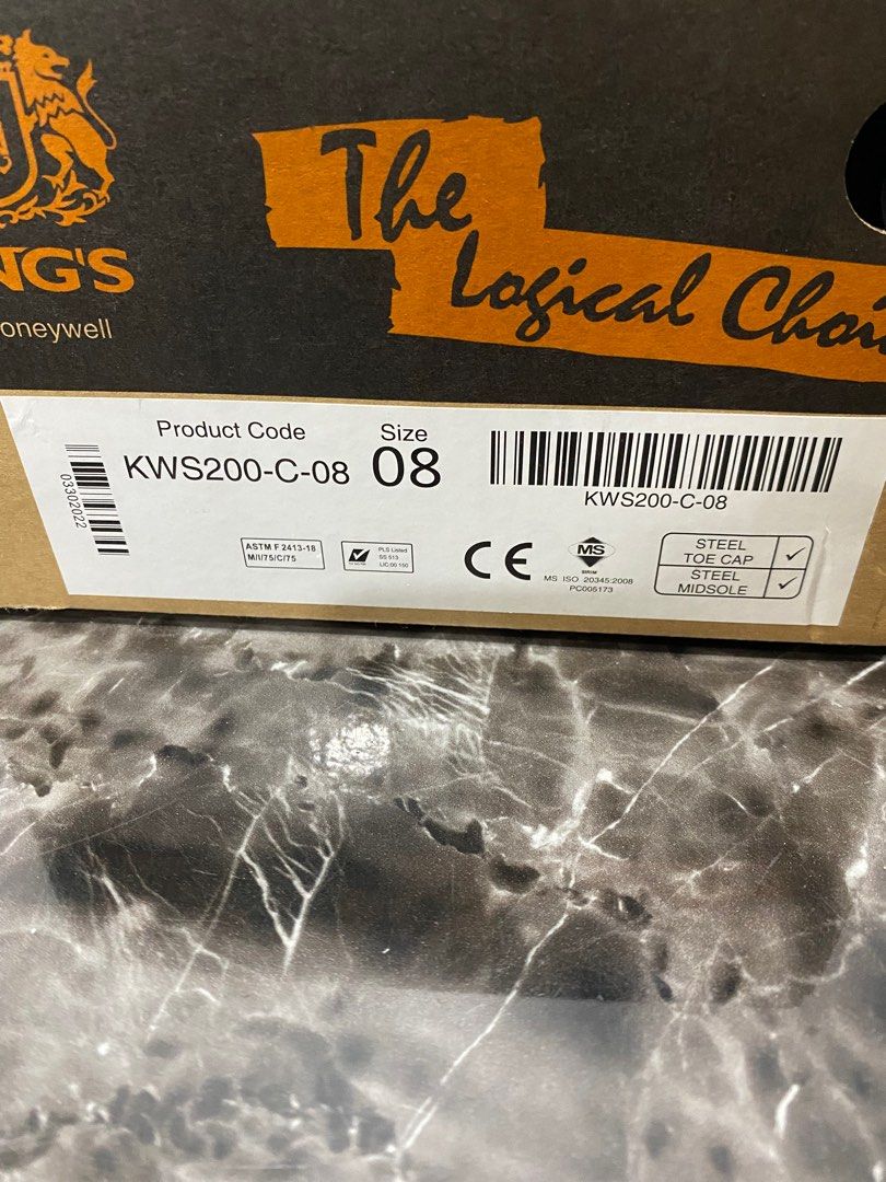 BNIB King’s safety shoe KWS200, Men's Fashion, Footwear, Boots on Carousell