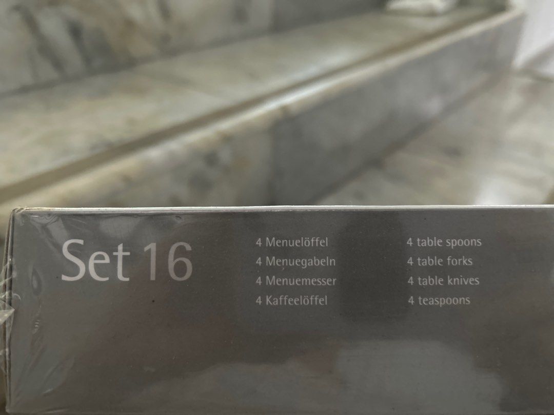 BNIB WMF cromargan set 16 cutlery, Furniture & Home Living, Kitchenware ...