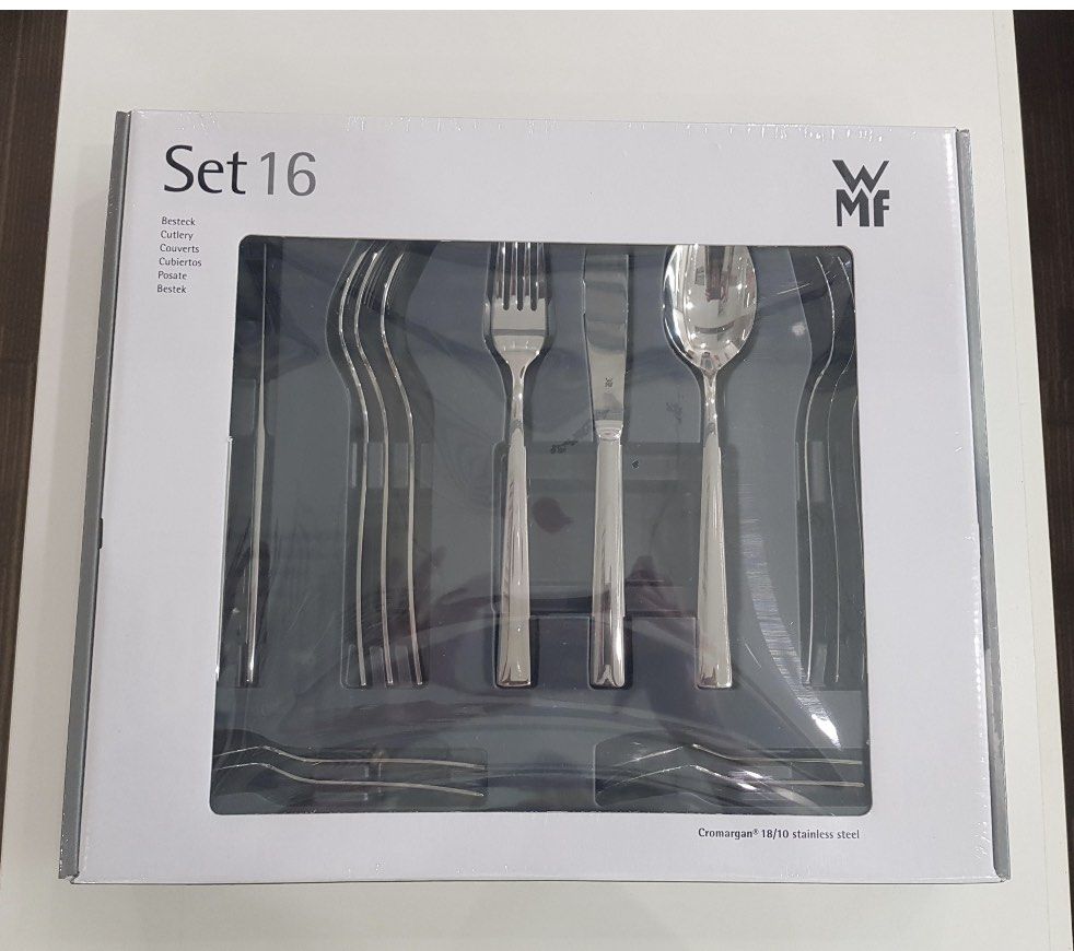 BNIB WMF cromargan set 16 cutlery, Furniture & Home Living, Kitchenware ...