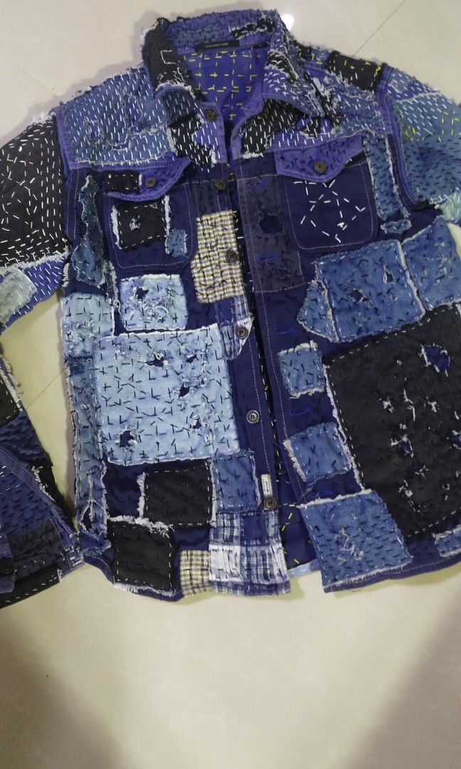 Boro patch work hand stitch on Carousell