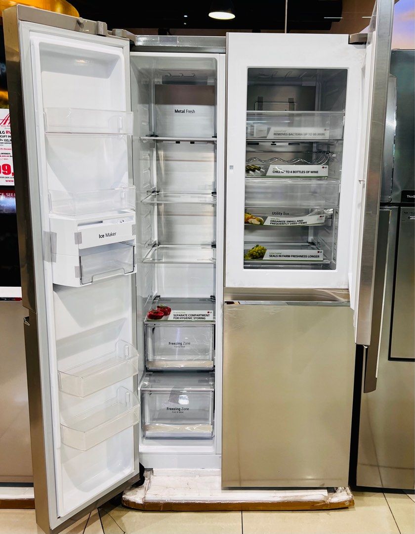 Brand New LG RVS-M245NS 24.5 cu.ft. Side by Side Inverter Refrigerator ...