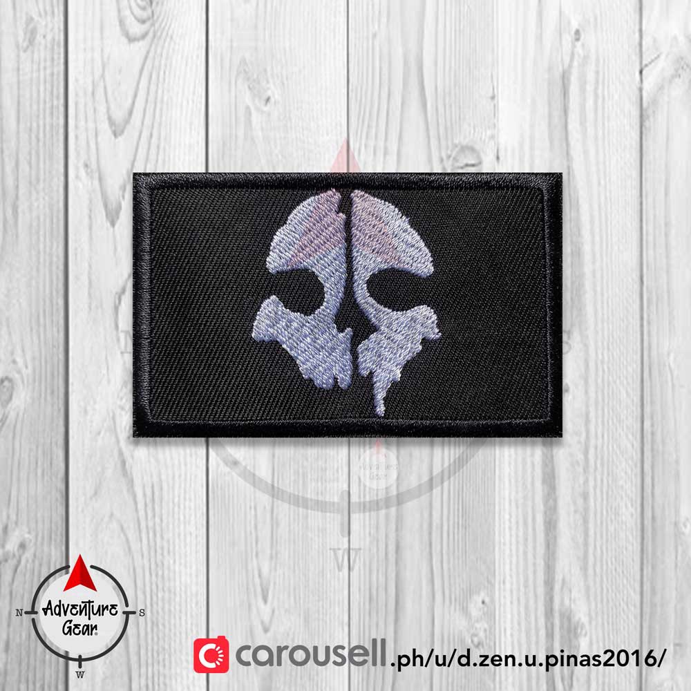 Call of Duty COD Ghost Embroidered Tactical / Morale Patch with Velcro ...
