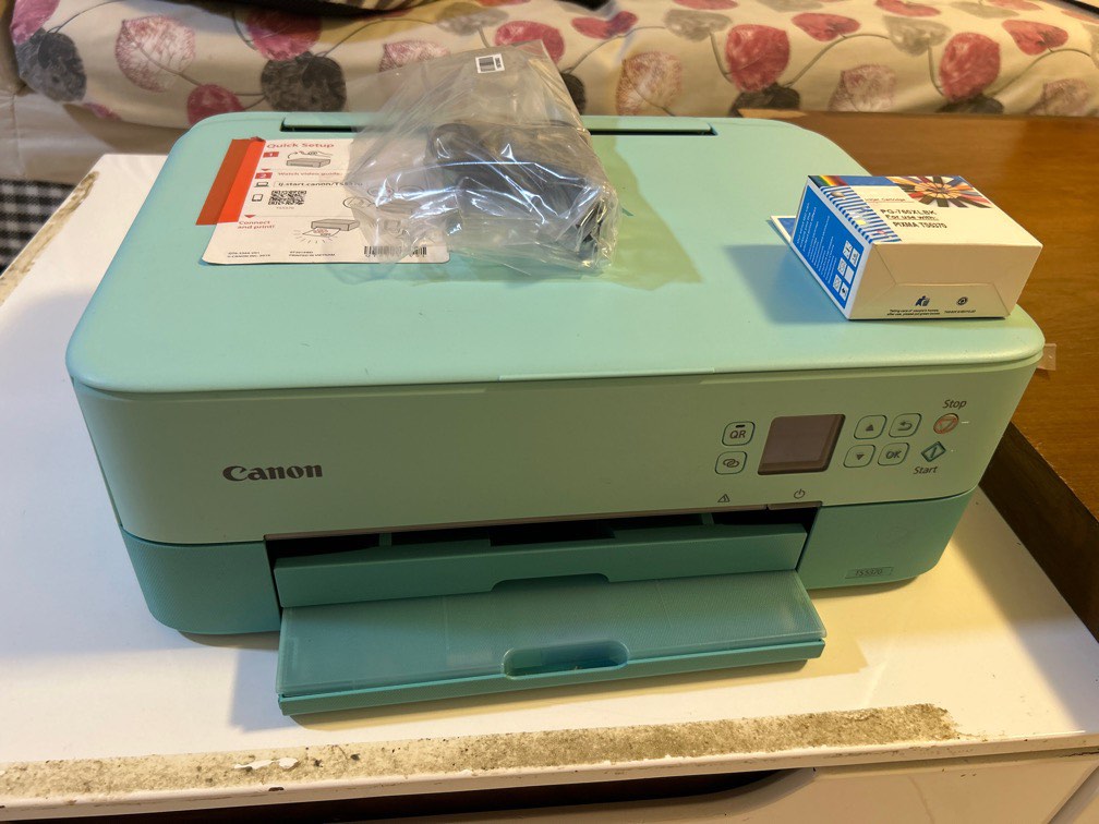 Canon Printer TS5370 + new Color ink (worth$40), Computers & Tech ...