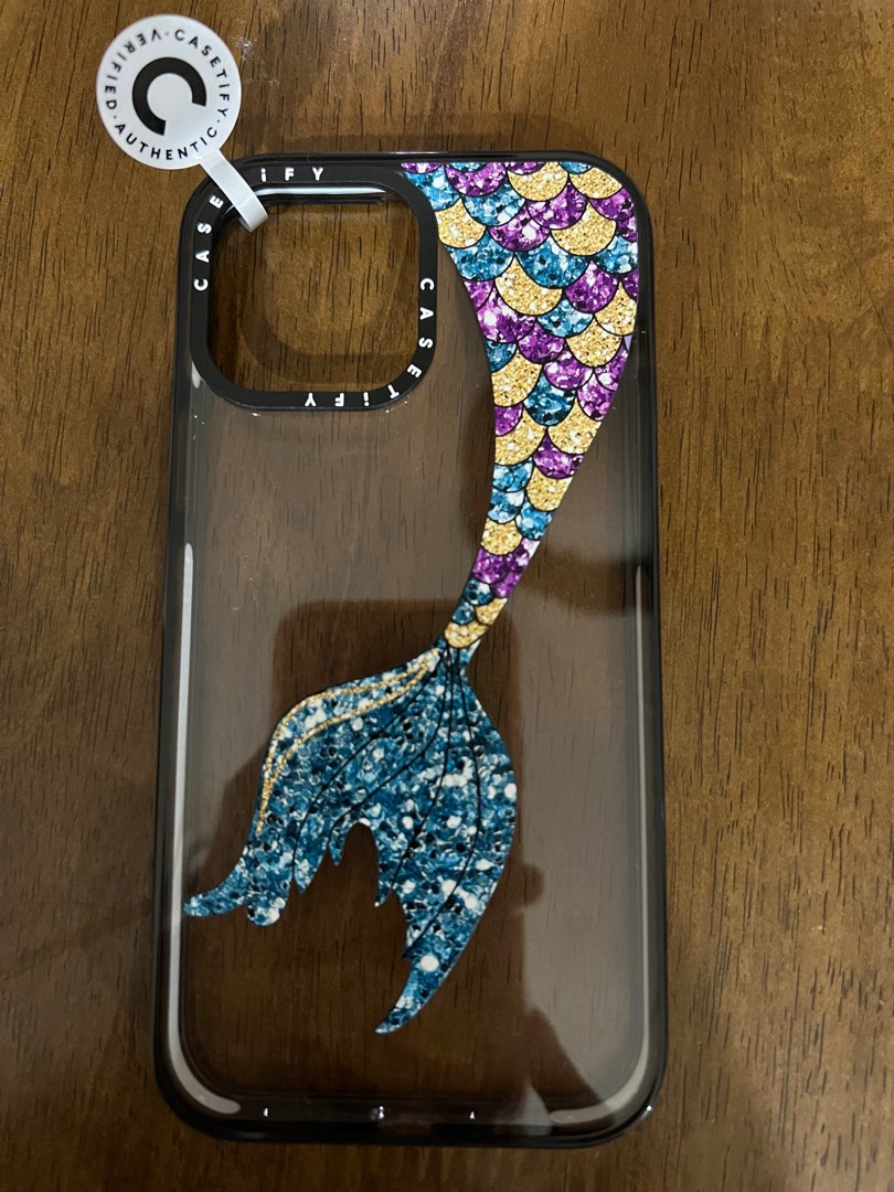 Casetify iPhone 13 pro max case - glitter mermaid tail, Mobile Phones ...